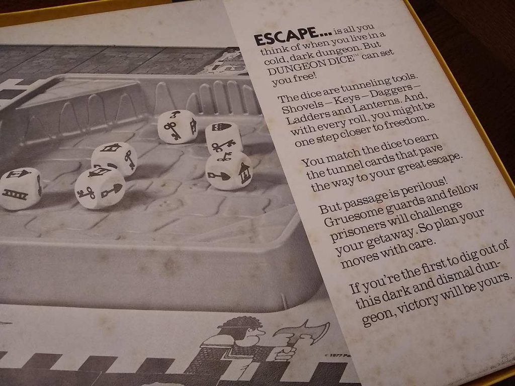 Just Bought the Classic Dungeon Dice Board Game - Design All The Things ...